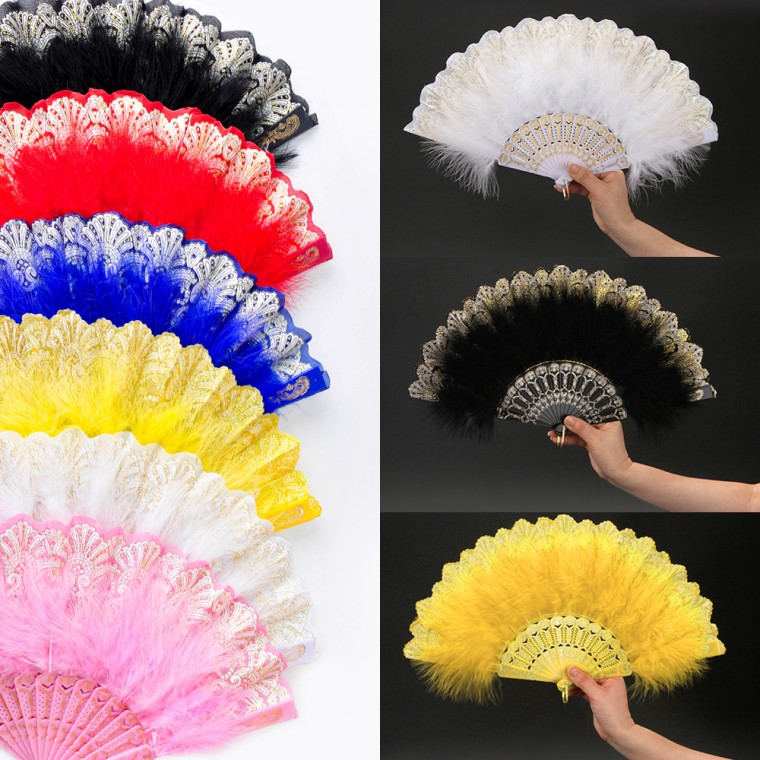 선물데이 : 럭셔리깃털부채 / 무용부채 부채춤